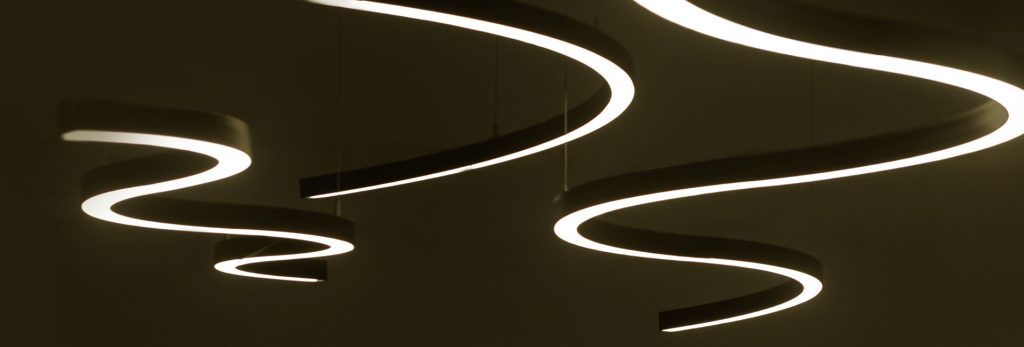 Chain GAS35 D3000 Recessed LED Linear Curve Light | Greenlux